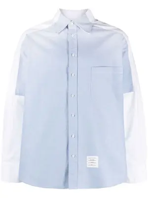 Thom Browne Panelled Cotton Shirt