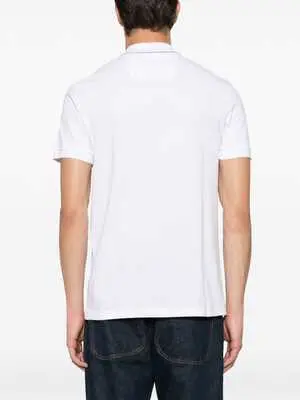 BOSS Cotton-piqué Slim-fit Polo Shirt With Collar Stripe - White