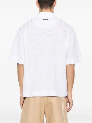 Missoni Zigzag-woven Polo Shirt
