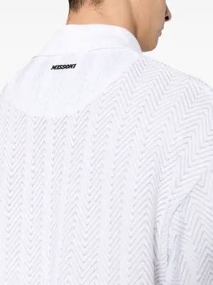 Missoni Zigzag-woven Polo Shirt