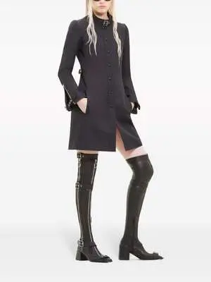 COURREGES Buckle-strap Twill Coat