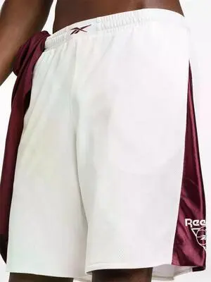 REEBOK Logo-embroidered Mesh Track Shorts
