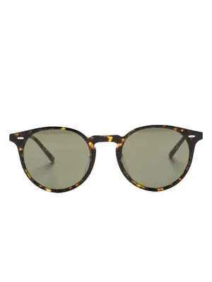 Oliver Spencer N.02 Round-frame Sunglasses - Brown