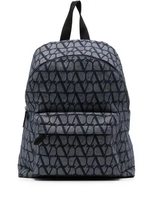 Valentino Garavani Vlogo Signature Backpack - Blue