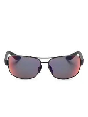 Prada Linea Rossa Rectangle-frame Sunglasses - Black