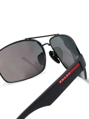 Prada Linea Rossa Rectangle-frame Sunglasses