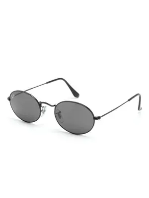 Ray-ban Oval Frame Sunglasses - Black