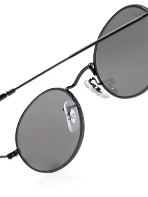 Ray-ban Oval Frame Sunglasses - Black