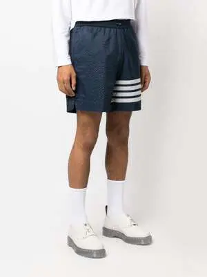 Thom Browne 4-bar Stripe Track Shorts - Blue