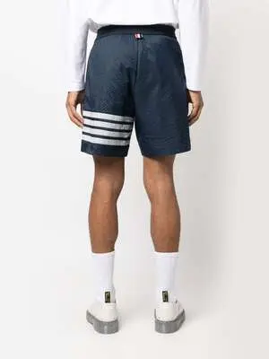 Thom Browne 4-bar Stripe Track Shorts - Blue