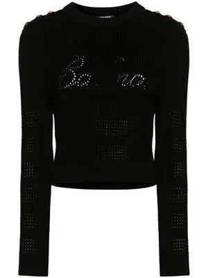 Balmain 6-buttons Ribbed Jumper