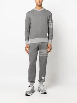 Thom Browne 4-bar Crew-neck Sweatshirt