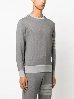 Thom Browne 4-bar Crew-neck Sweatshirt