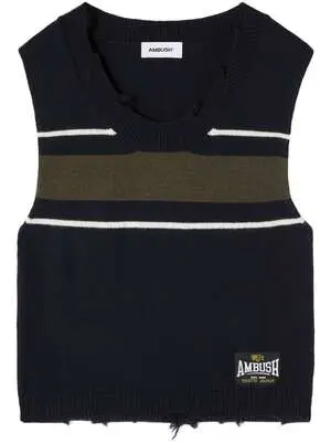 AMBUSH Distressed Wool Vest