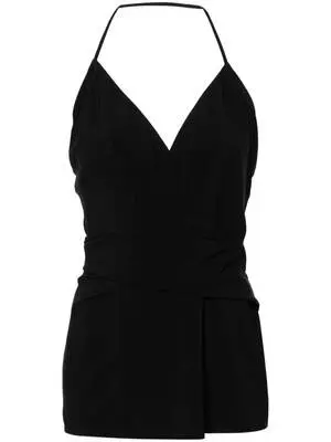 Rick Owens Halterneck Wrap Top
