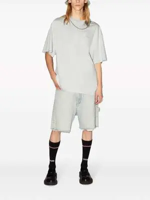 AMBUSH Chain-embellished Organic-cotton T-shirt - Blue