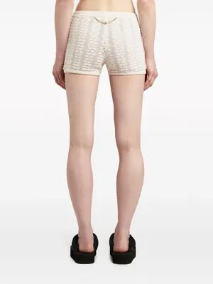 Palm Angels Chain-detail Knitted Shorts