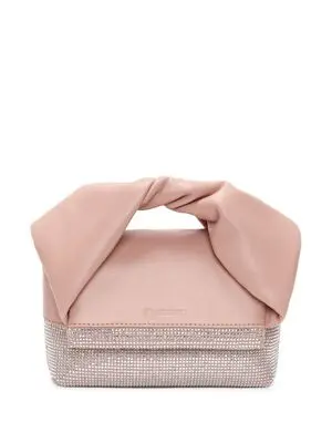 JW Anderson Small Twister Leather Tote Bag - Pink