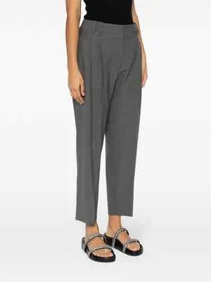 Brunello Cucinelli Pleated Tailored Trousers - Grey