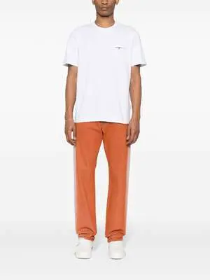 MSGM Embroidered-logo Cotton T-shirt - White