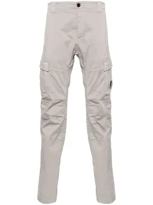C.P. COMPANY Lens-detail Cargo Trousers - Grey