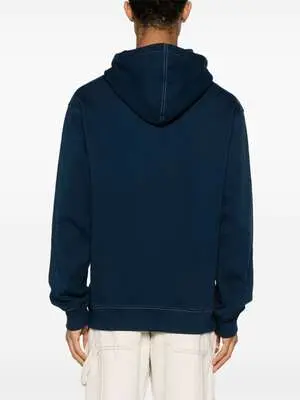 MSGM Embroidered Cotton Hoodie