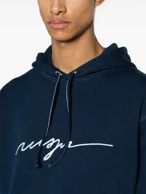 MSGM Embroidered Cotton Hoodie