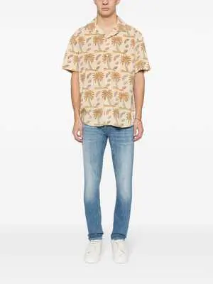 DONDUP Logo Plaque Jeans - Blue