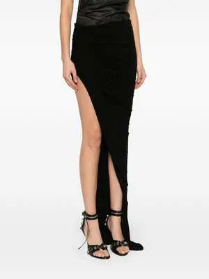 Rick Owens Edfu Draped Maxi Skirt