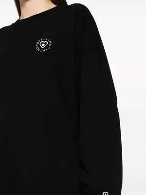 Stella McCartney Logo-patch Cotton Sweatshirt