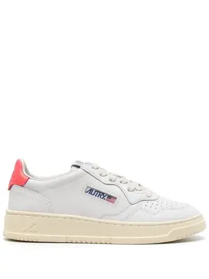 Autry Low White Heels