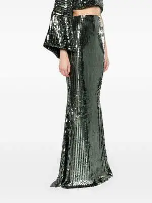 TALLER MARMO Sequinned Maxi Skirt