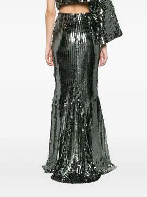 TALLER MARMO Sequinned Maxi Skirt
