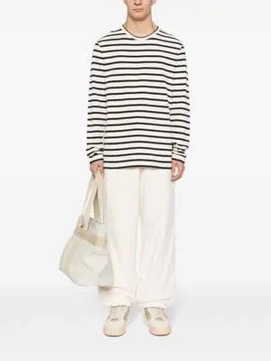 JIL SANDER Long-sleeve Striped Sweatshirt
