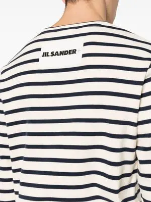 JIL SANDER Long-sleeve Striped Sweatshirt