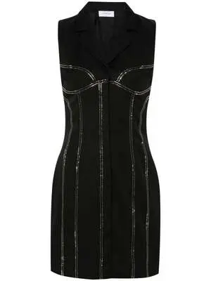 Off-White Crystal-embellished Mini Dress