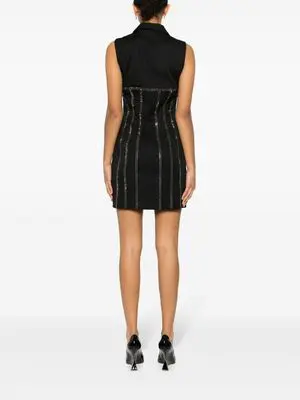 Off-White Crystal-embellished Mini Dress