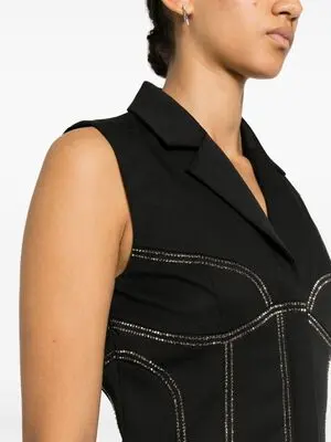 Off-White Crystal-embellished Mini Dress