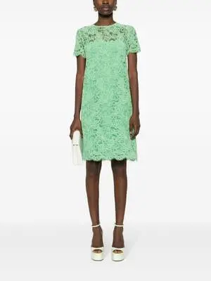 Ermanno Scervino Floral Lace Midi Dress