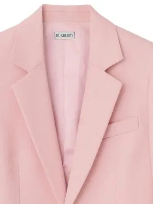 Burberry Single-breasted Wool Blazer