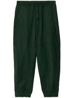 Burberry Drawstring Tailored Trousers - Green