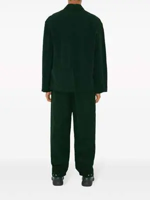Burberry Drawstring Tailored Trousers - Green