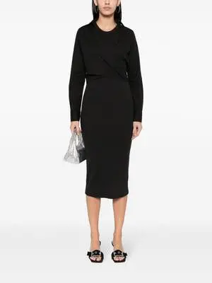 Veronica Beard Malone Layered Midi Dress