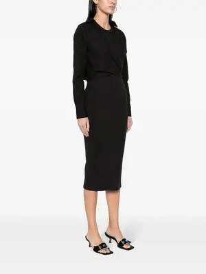 Veronica Beard Malone Layered Midi Dress
