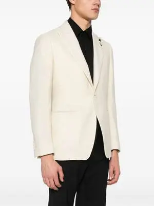 LARDINI Single-breasted Blazer - Neutrals