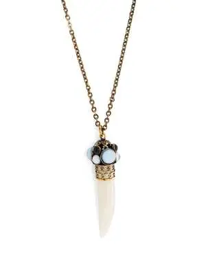 LARDINI Tooth Pendant Long Necklace