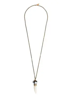 LARDINI Tooth Pendant Long Necklace