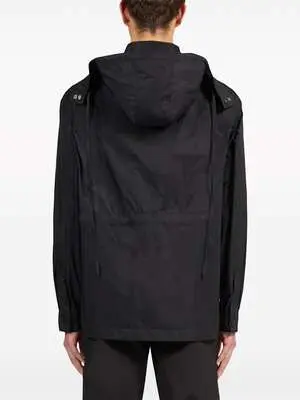 FERRAGAMO Gancini Plaque Hooded Jacket