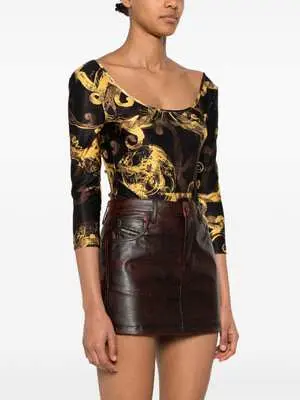 Versace Watercolour Print Bodysuit