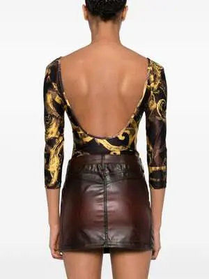 Versace Watercolour Print Bodysuit